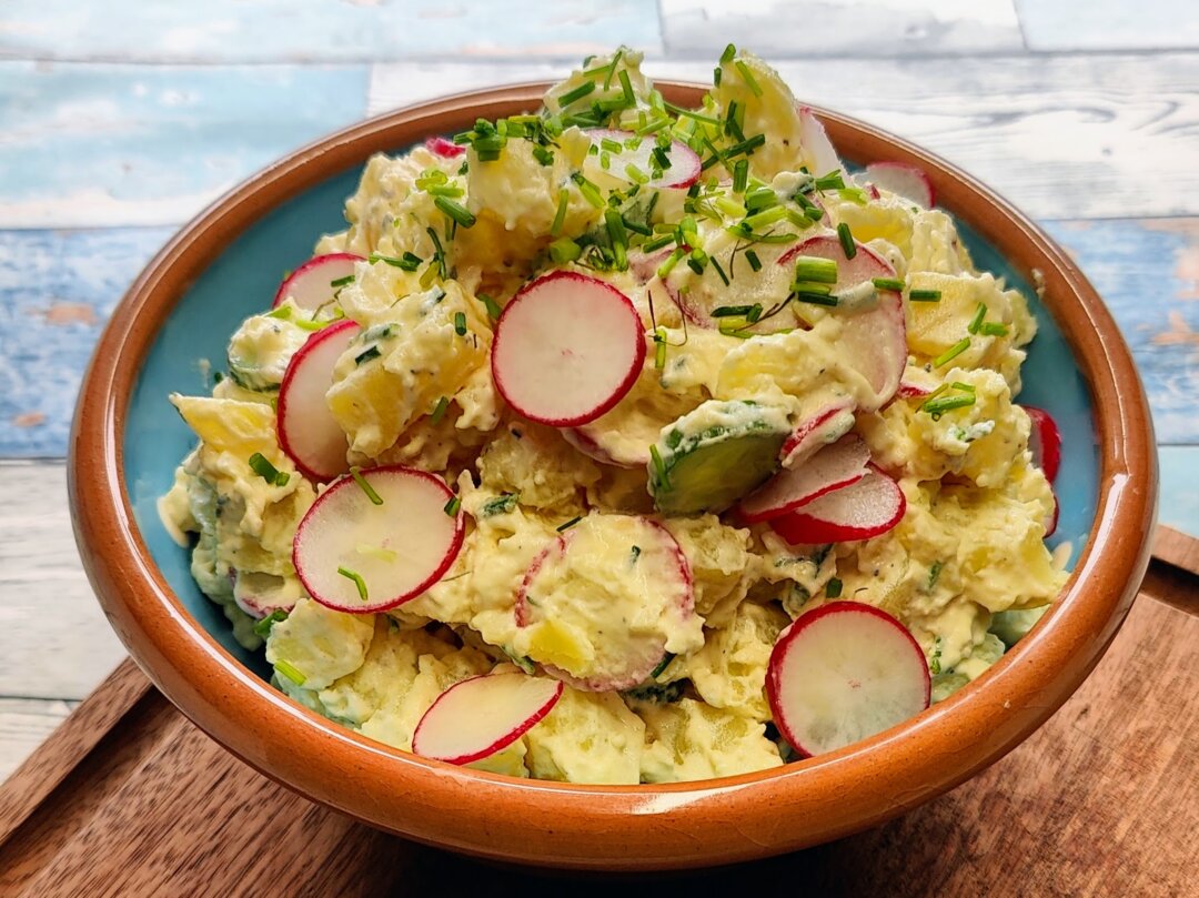 Kold kartoffelsalat med radiser - Sydhavnsbloggen